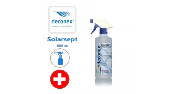 اسپری ضدعفونی کننده سطوح و ابزار تخصصی سریع لاثر سولارسپت دکونکس نیم لیتری Solarsept Deconex (به ...